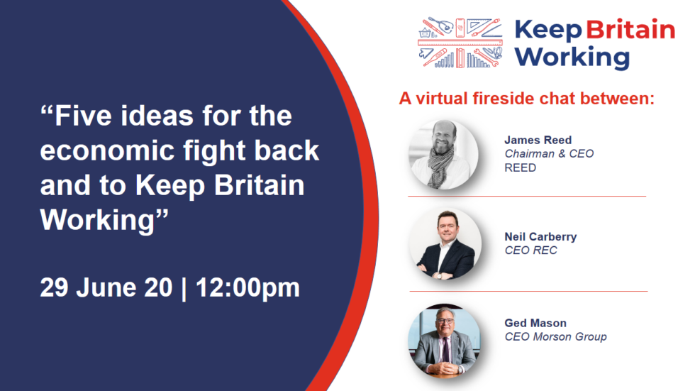 Latest webinar: Five ideas for the economic fight back and to Keep ...